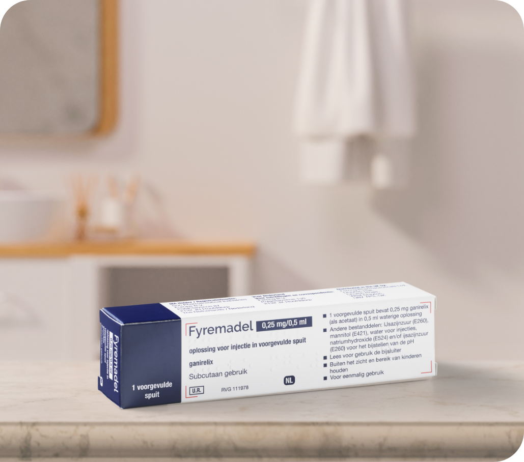 Behandeling met onze fertiliteit producten - Ferring Fertiliteit